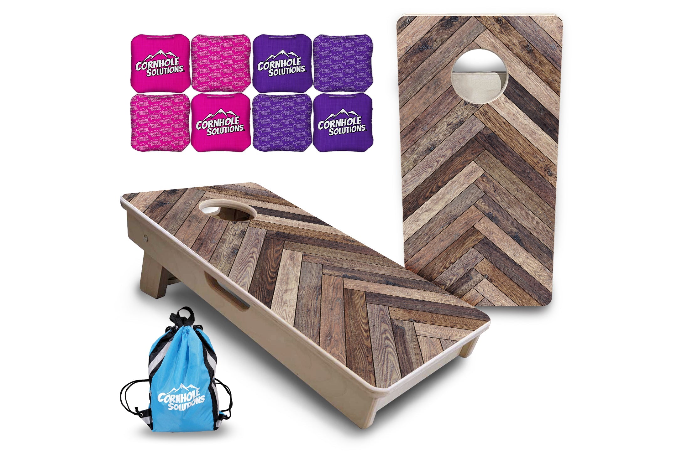 Mini Cornhole Boards - Herringbone – Everest Cornhole